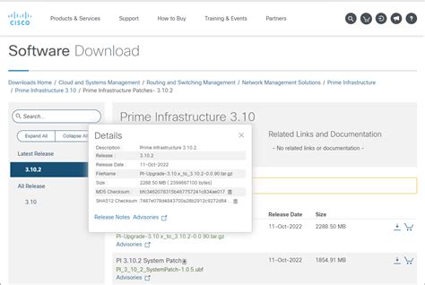 Prime Infrastructure 3102 へのアップグレードについて Cisco Community