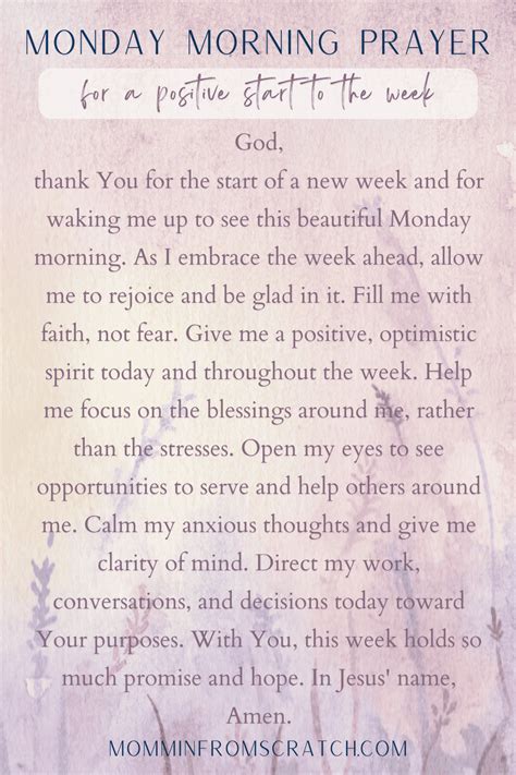 10 Powerful Monday Morning Prayers To Jump Start Your Week Beautiful