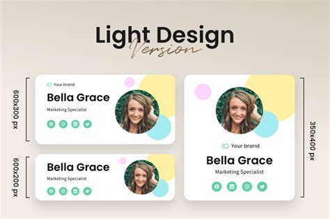 Email Signature Banner Template Ux And Ui Kits Websites Ft Simple