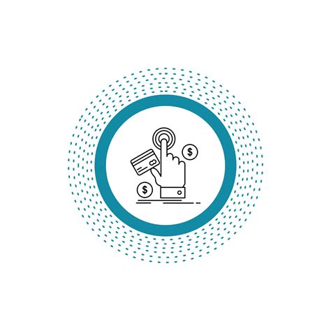 Ppc Click Pay Payment Web Line Icon Vector Isolated Illustration Vector Art At