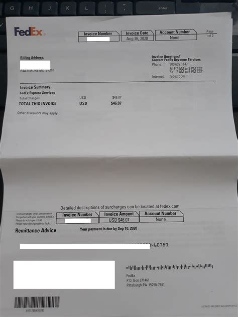 Fedex Scam Invoices In My Name And Address For Packages I Never Sent R Fedex