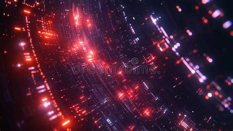 Abstract Glowing Circuits Forming A Tech Background Pic Stock Illustration Illustration Of