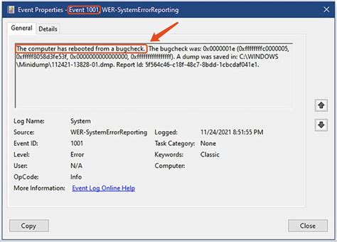 Troubleshoot Bsod The Computer Has Rebooted From A Bugcheck