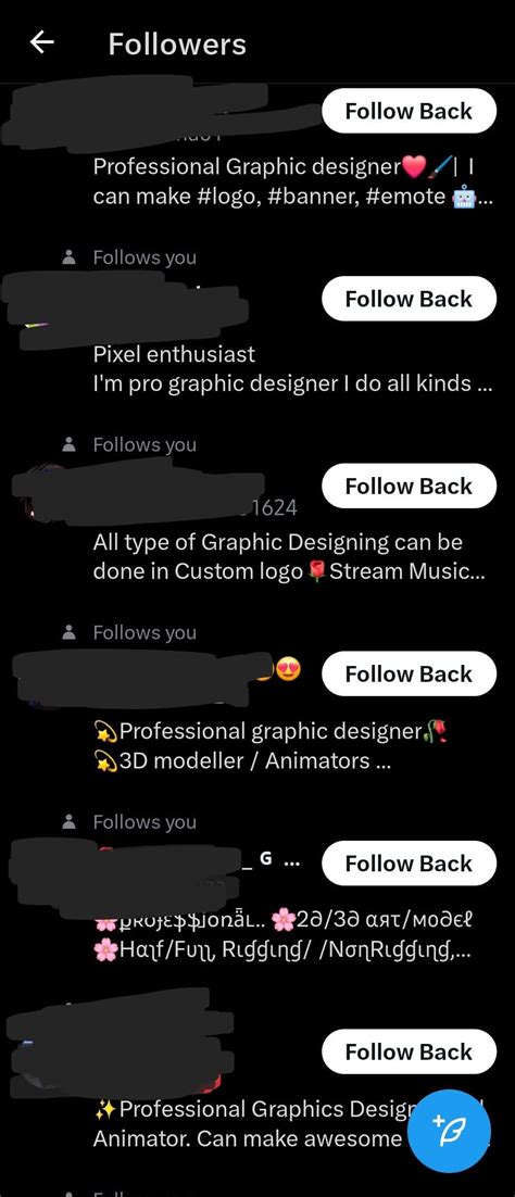 Do All Streamers Or Small Streamers Get Followed By Massive Amounts Of Graphic Designers R