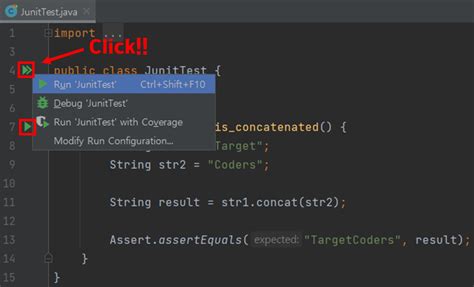 Junit 테스트 시작하기 다운로드 및 설정 타깃코더스 Junit 테스트 시작하기 다운로드 및 설정 타깃코더스