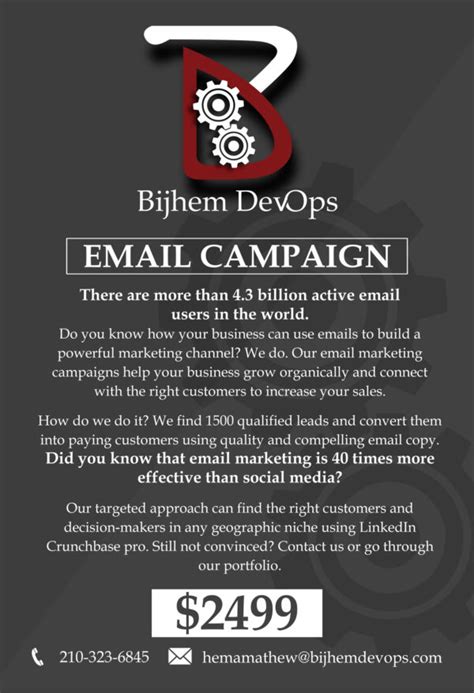 email campaign bijhem devops