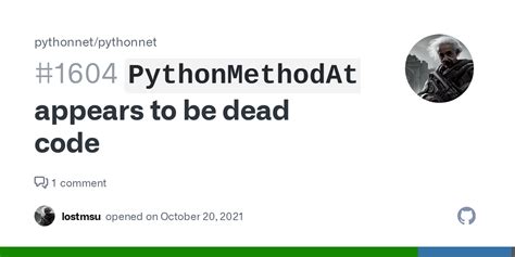 PythonMethodAttribute Appears To Be Dead Code Issue Pythonnet Pythonnet GitHub