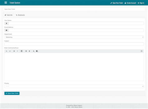 Free Php Support Ticketingcustomer Support System Maian Support
