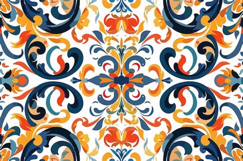 Elegant Abstract Classical Pattern Seamless Vector Design Premium Ai
