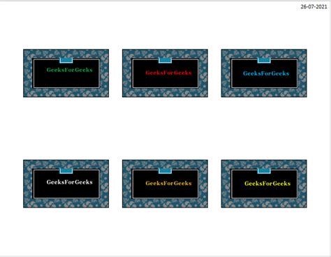 how to print multiple slides on one page in ms powerpoint geeksforgeeks