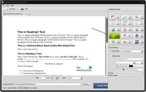 How To Convert Word To Multipage TIFF Image