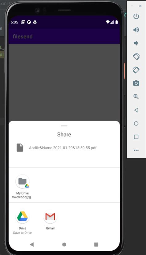 Java Android 11 Can Start Intent To Share File But File Is Not