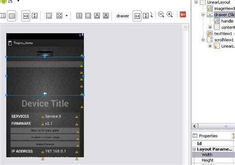 How To Make Sliding Drawer To Overlay Other Elements In Android Stack Overflow