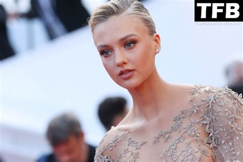 Lilly Krug Poses In A See Through Dress At The Th Annual Cannes Film Festival Photos