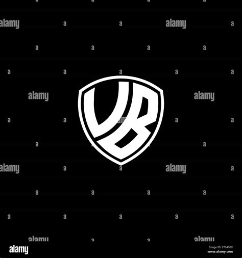 Vb Logo Monogram Emblem Style With Shield Shape Design Template Ideas Stock Vector Image And Art