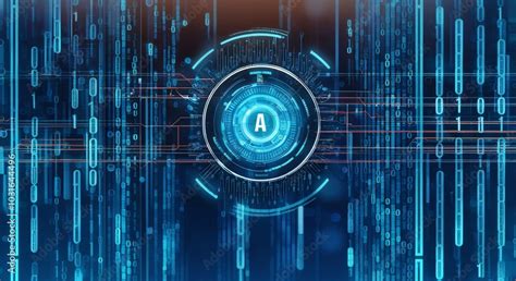 Digital Revolution A Mesmerizing Abstract Visualization Of Binary Code Data Streams And A