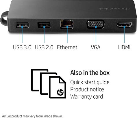 Hp Port Usb Type C Travel Dock Station For Laptop X W Aa Buy Best Price In Uae Dubai Abu