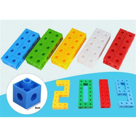 50pcs Set Math Link Cubes Mathematics Learning To Grandado