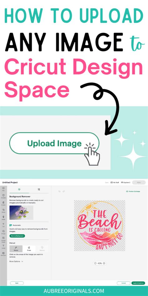 How To Upload SVG Image Files To Cricut Design Space Aubree Originals
