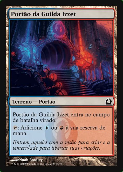 Portão Da Guilda Izzet Mtg Return To Ravnica 242 Português Magic