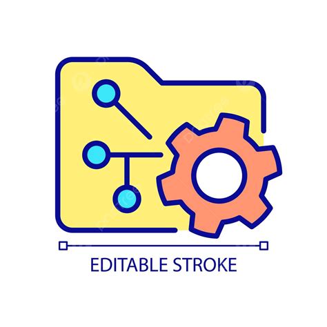 data settings rgb color icon outline setup device vector outline