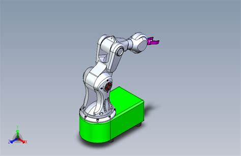 New Robot机械臂简易造型3d图纸 Step格式step模型图纸下载 懒石网