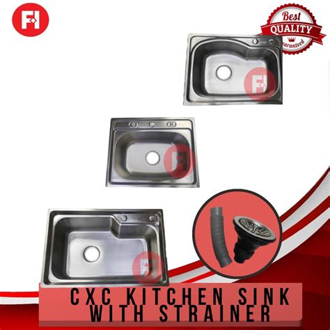 Cxc 304 Stainless Steel Single Bowl Kitchen Sink Lababo With