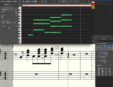 logic pro x acts weird when trying to write sheet score for the first