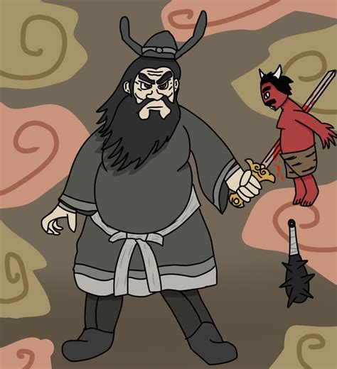 Day 26 Heres Shōki A Yokai And Hero In Japanese Mythology Known For Slaying Monsters That Cause