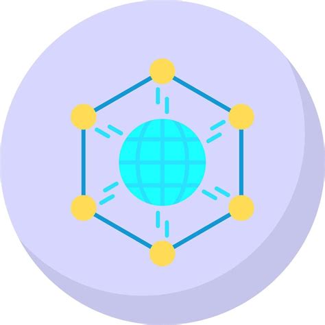 Network Glyph Flat Bubble Icon 38754671 Vector Art At Vecteezy