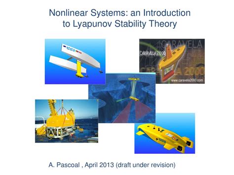 PPT Nonlinear Systems An Introduction To Lyapunov Stability Theory PowerPoint Presentation