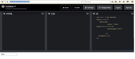 Reactjs Date Picker Issue With Year Only Selection In Windows Xp