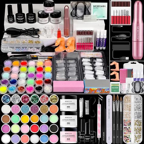Morovan Acrylic Nail Kit For Beginners Nail Kit Acrylic