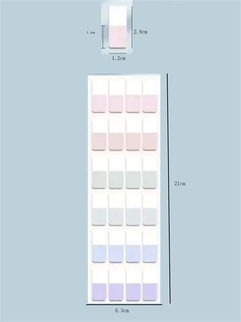 240pcs Mixed Color Sticky Index Tab Simple Multi Purpose Writable