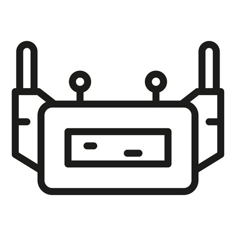 Wifi Router Icon Outline Style 15604312 Vector Art At Vecteezy