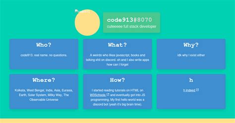 Portfolio Codesandbox