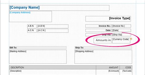 Personalising Invoices Myob Accountright Myob Help Centre