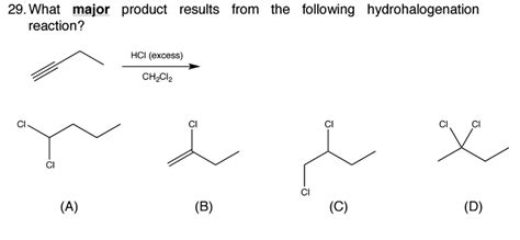 Solved What major product results from the following | Chegg.com
