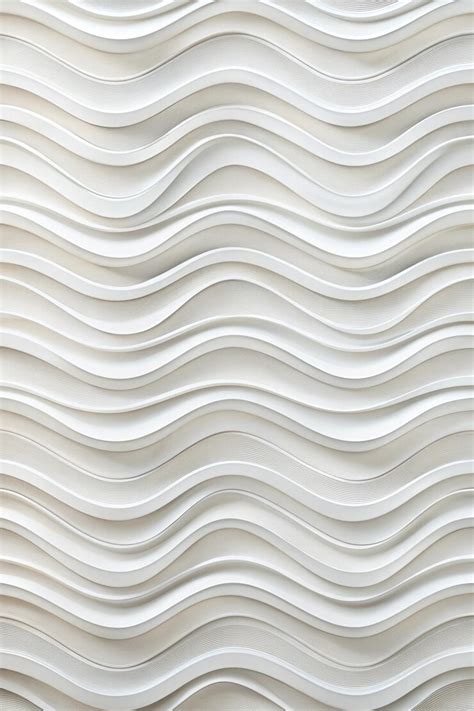 Abstract White Wave Pattern Background Premium Ai Generated Image