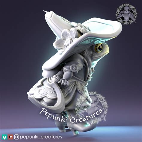 3d Printable Toad Witch By Pepunki Creatures 3d Printable Toad Witch By Pepunki Creatures