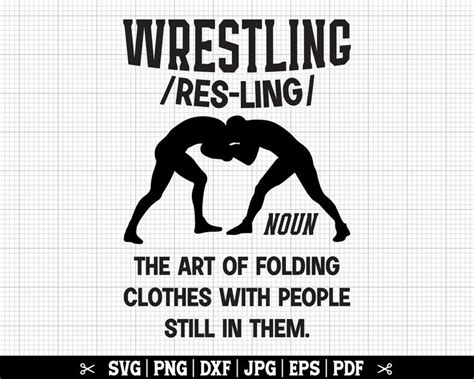 Wrestling Definition Svg Funny Wrestling Svg Wrestler Svg Wrestling