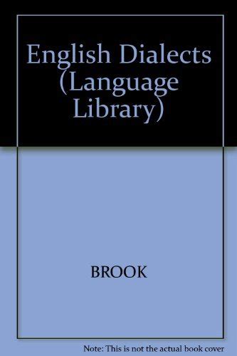English Dialects Language Library Brook 9780233956411 Abebooks