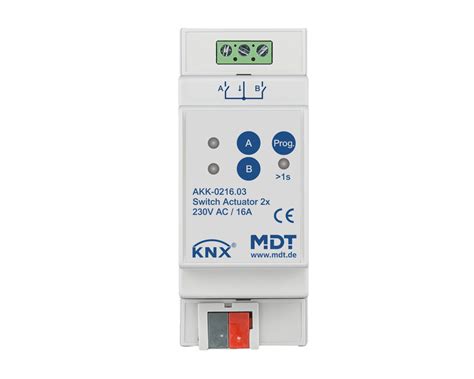 knx switch actuator 2 fold 2su mdrc 16 a 230 v ac compact 70 µf