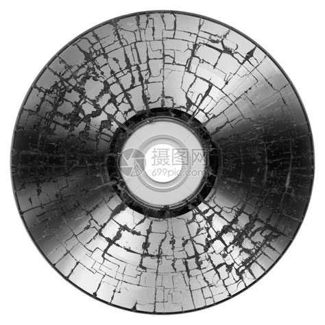 显示数据丢失和灾难恢复备份概念的损坏cd高清图片下载 正版图片 摄图网