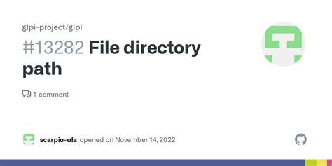 File Directory Path · Issue 13282 · Glpi Projectglpi · Github