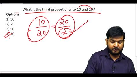 What Is The Third Proportional To 10 And 20 Ssccgl Maths Questions