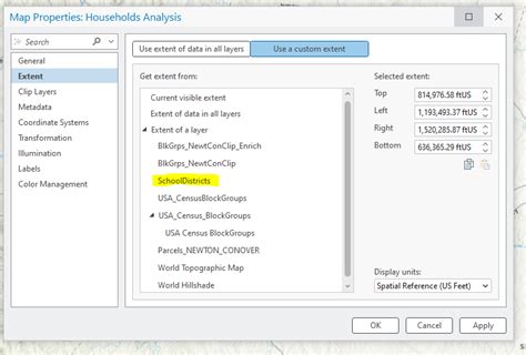Set The Map Extent In Map Viewer Map Properties Ta Page 2 Esri