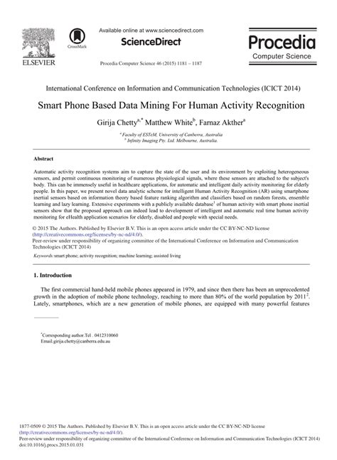 Pdf Smart Phone Based Data Mining For Human Activity Recognition