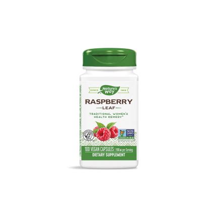 Raspberry Leaf/ Малина (лист) 450 mg x 100 капсули Nature’s Way ...