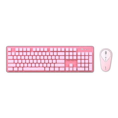 Compact 24g Wireless Keyboard Mouse Combo 104 Key Vicedeal